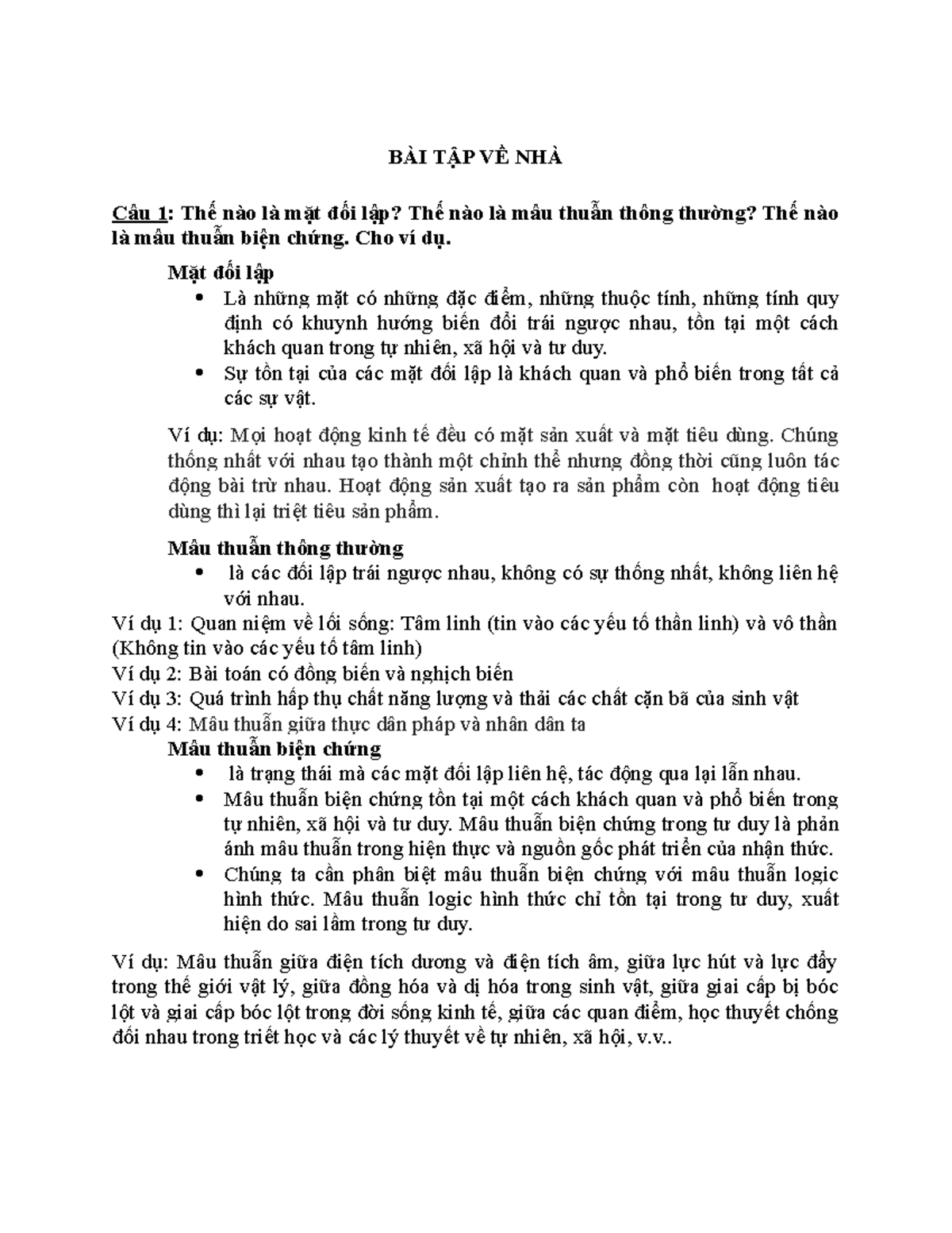 BTVN Nguyễn Đình Nhật Huy 11212607 - BÀI TẬP VỀ NHÀ Câu 1: Thế nào là ...