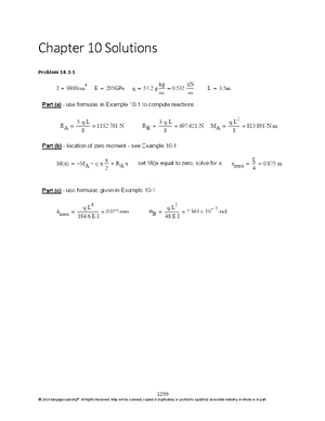 MEC220 HW4 - Homework solution for mec 220 HW4 - 재료역학(Mechanics of ...