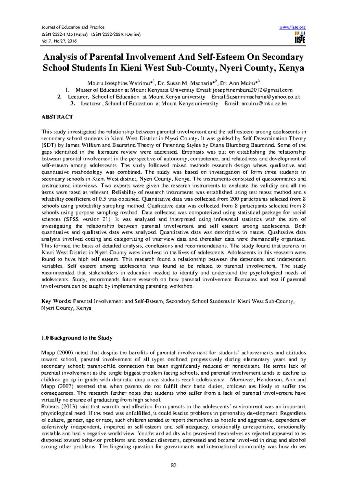 EJ1115884 - iwhwnkskakjs - ISSN 2222-1735 (Paper) ISSN 2222-288X ...