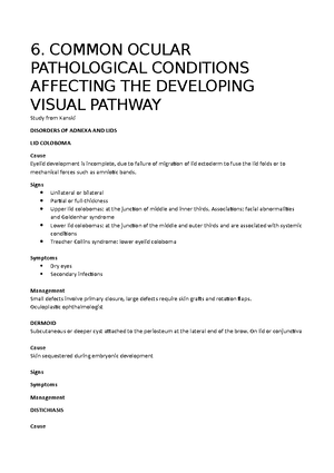 Methods of Assessing Normal and Abnormal Vision in Children - Methods ...