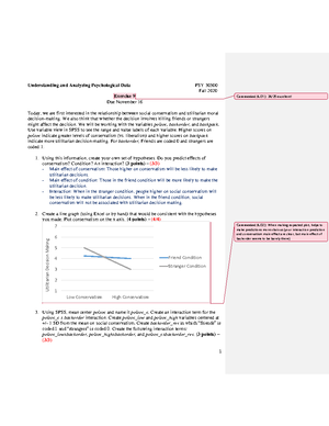 Exercise 5 - Correlation - Understanding and Analyzing Psychological ...