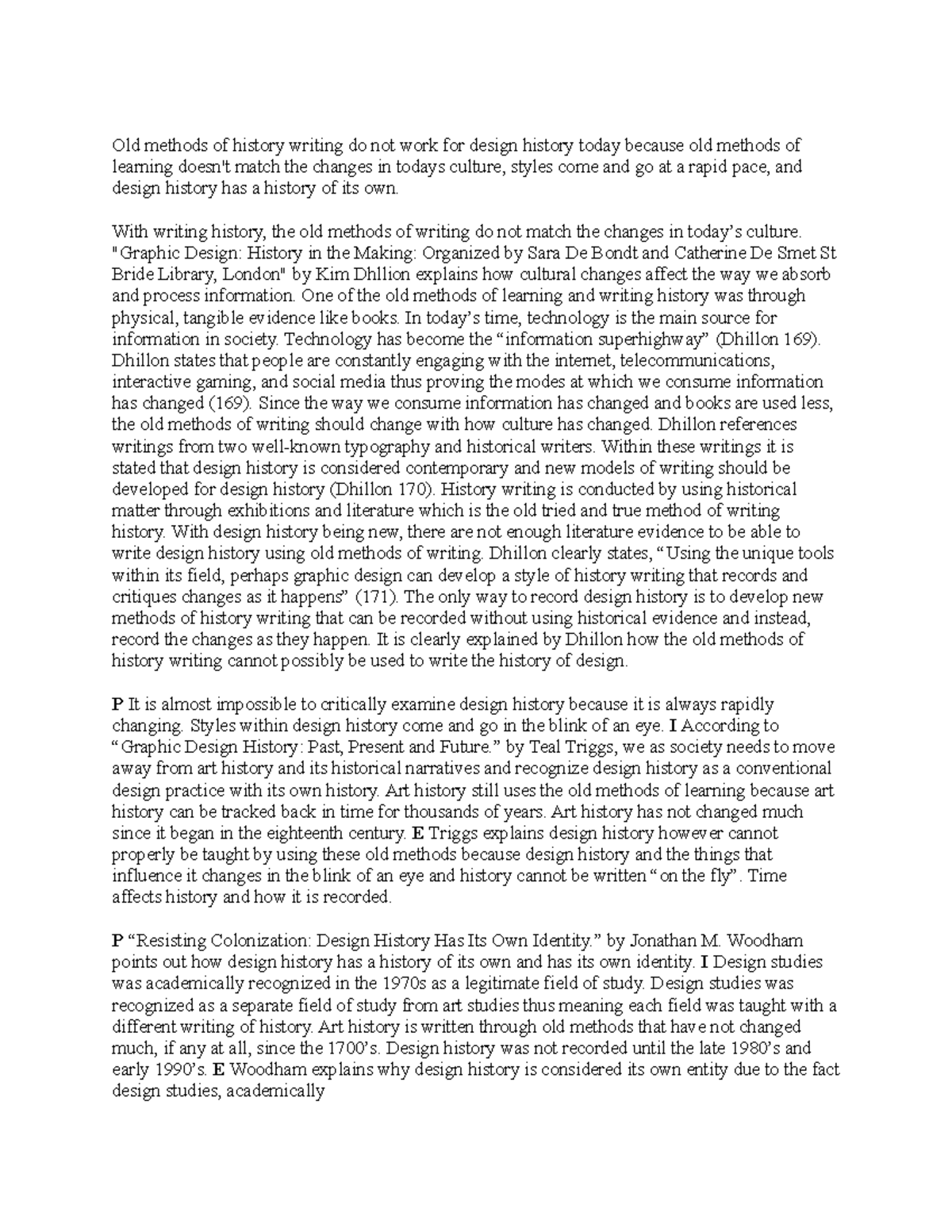 Reverse - Old methods of history writing do not work for design history ...