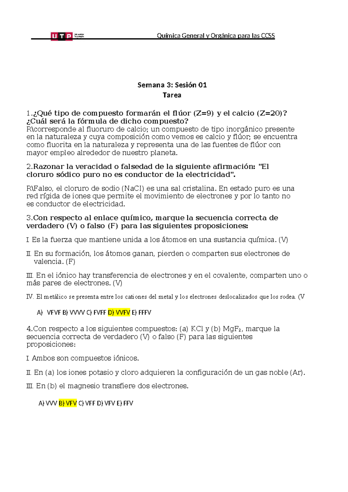 S03 s1-Tarea Calificada - Química General y Orgánica para las CCSS ...