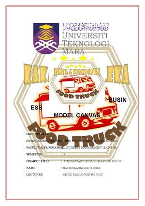 ENT300 Group Assignment A3 Business Plan - FUNDAMENTALS OF ...