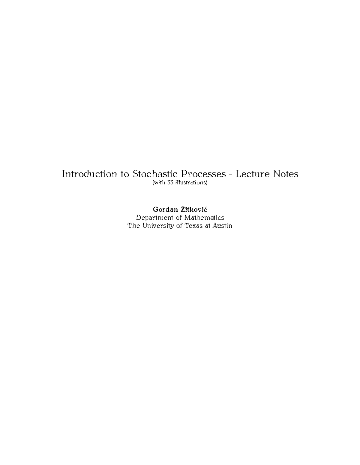Introduction to stochastic processes-2 - 3 Random number generation 3.3 Simulation of Random ...