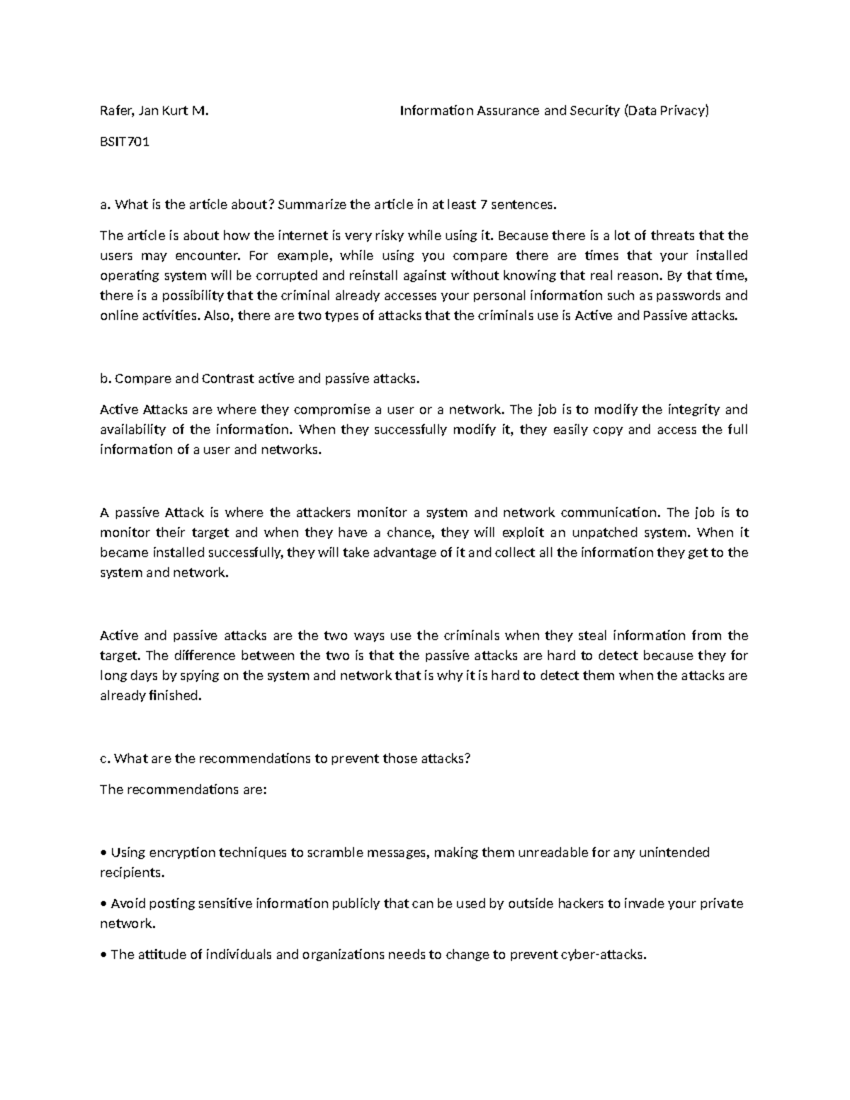 03 Laboratory Exercise 1 ARG IAS DP - Rafer, Jan Kurt M. Information ...