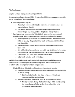 Maternal case study - Maternal Pregnancy with Delivery Case Study ...
