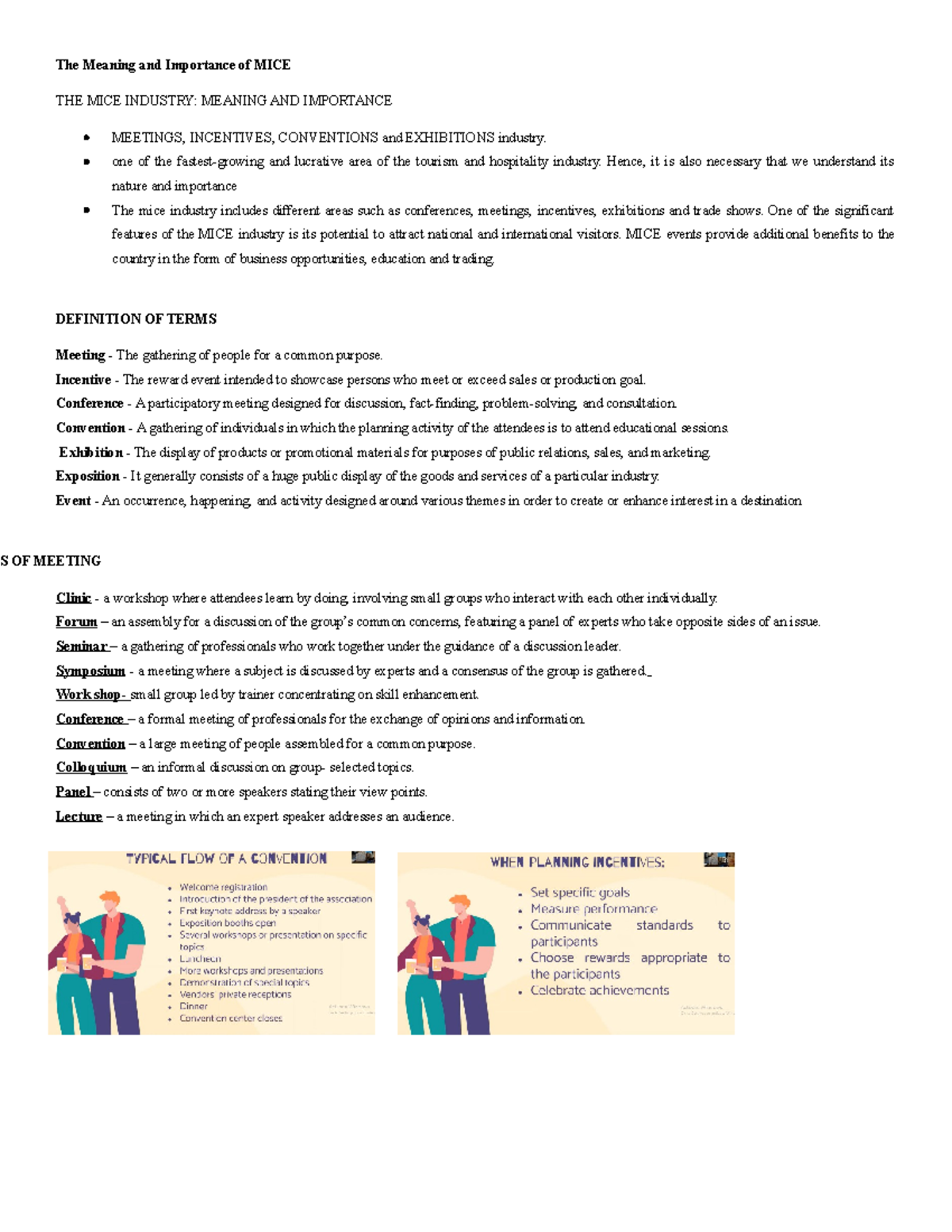 MICE - None - The Meaning and Importance of MICE THE MICE INDUSTRY ...