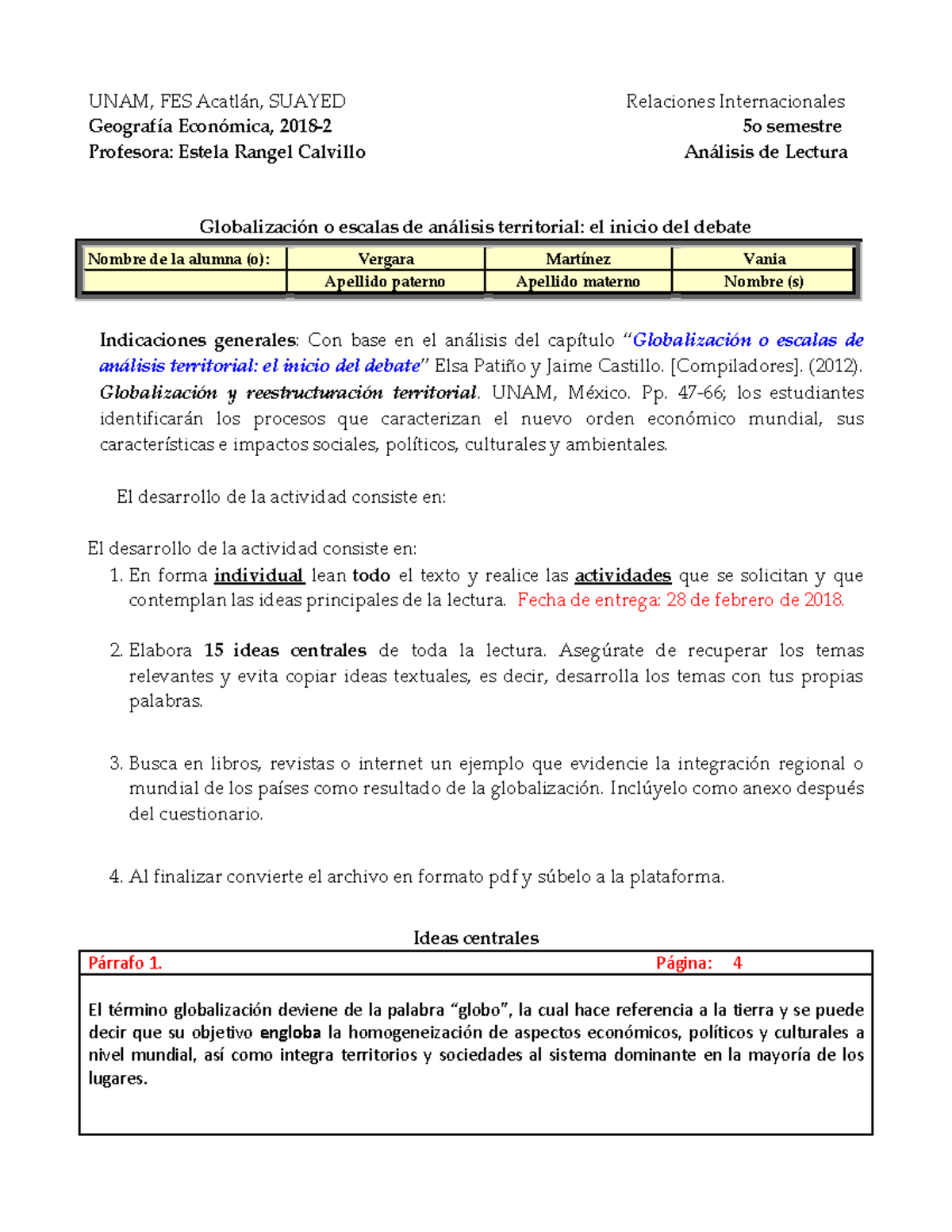 Actividad 4 Globalización - Warning: TT: undefined function: 32 Warning: TT: undefined function ...