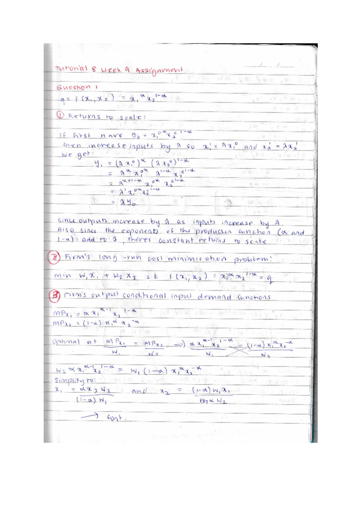 Week 9 assignment - ECON3101 - Studocu