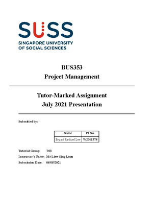 ANL303 Jul21 Tutor-Marked Assignment (TMA) - ANL Fundamentals of Data Mining Tutor-Marked ...