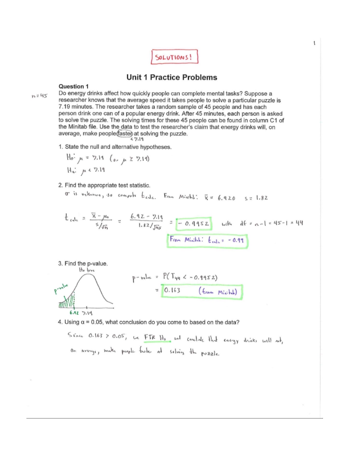 Unit 1 practice - These notes have all the information related to unit ...