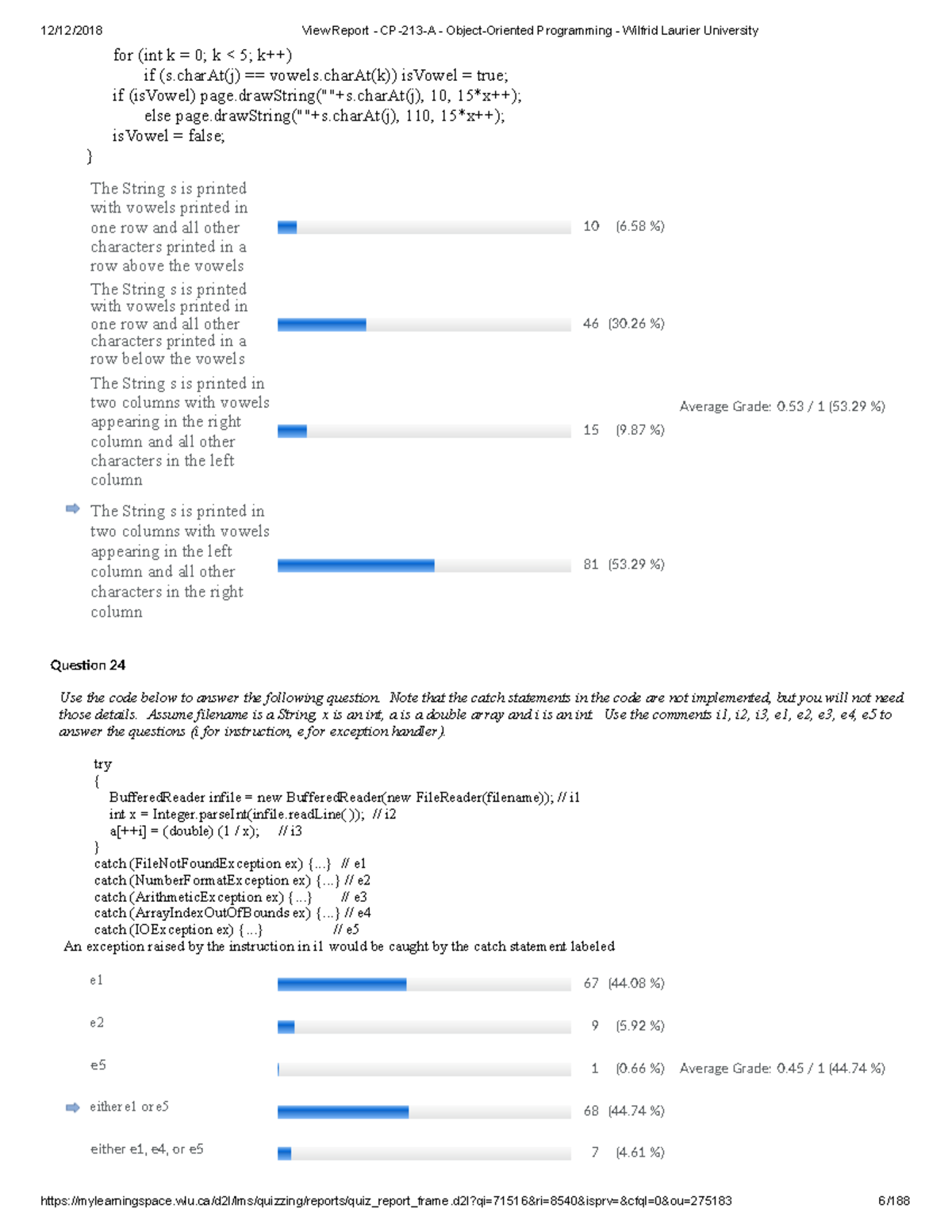 CP213 final exam part 2 - - Studocu