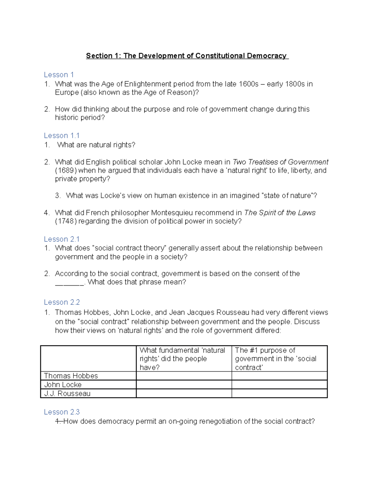 C963 Study Guide OCT 2022 - Section 1: The Development of ...