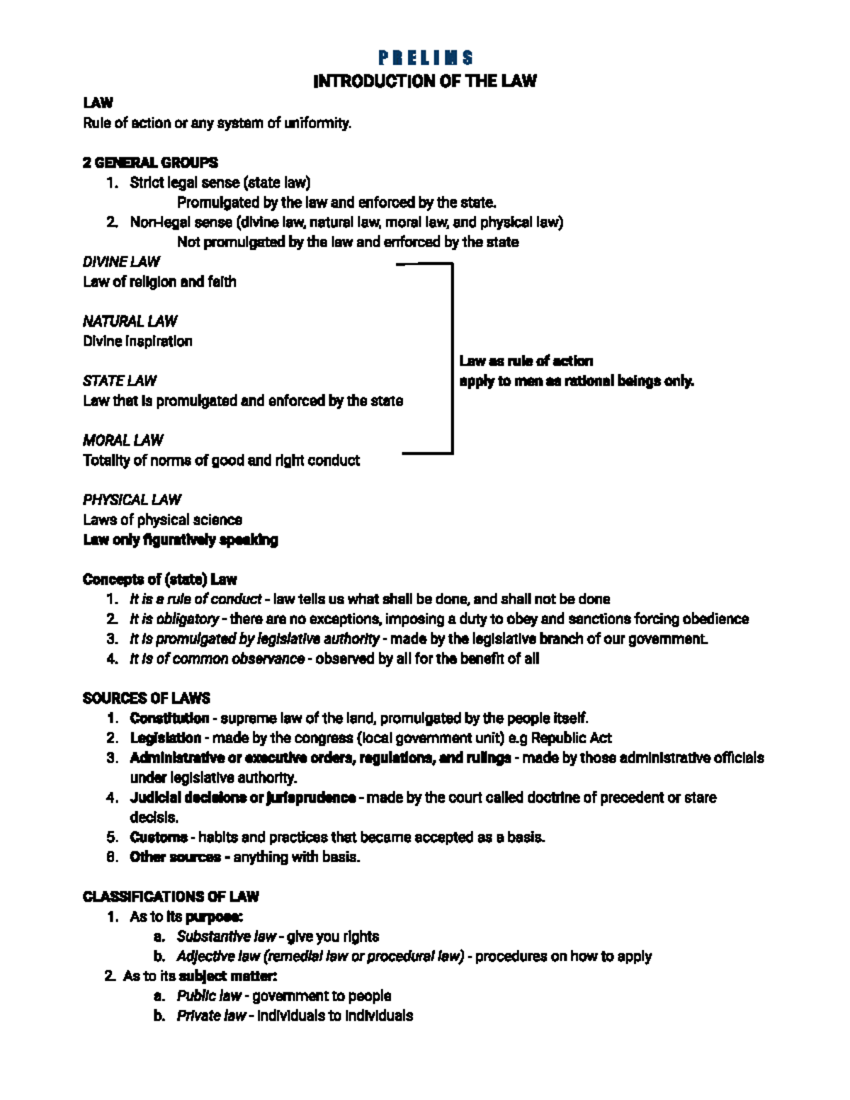 Obligatons and contracts (articles 1156-1176) - BS Accountancy - Studocu