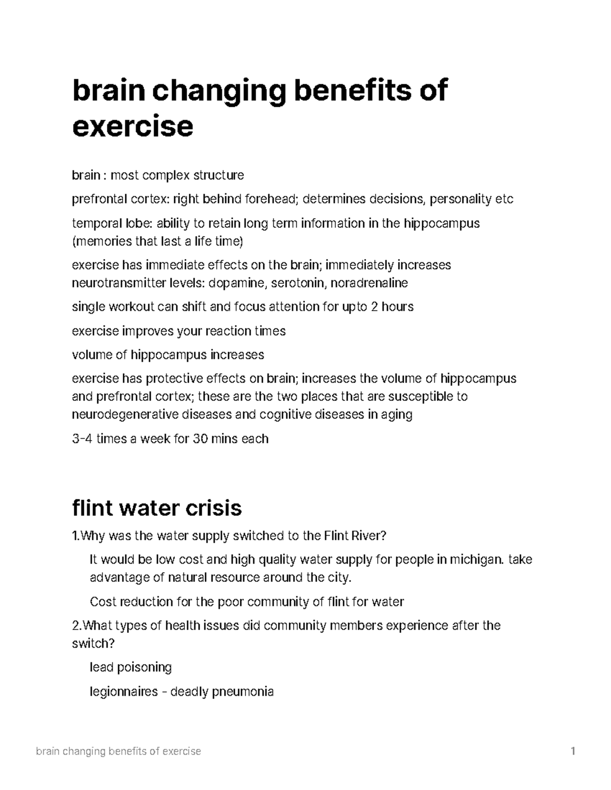 Brain changing benefits of exercise - take advantage of natural ...