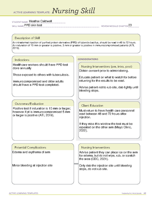 System disorder lead poisoning - ACTIVE LEARNING TEMPLATES THERAPEUTIC ...