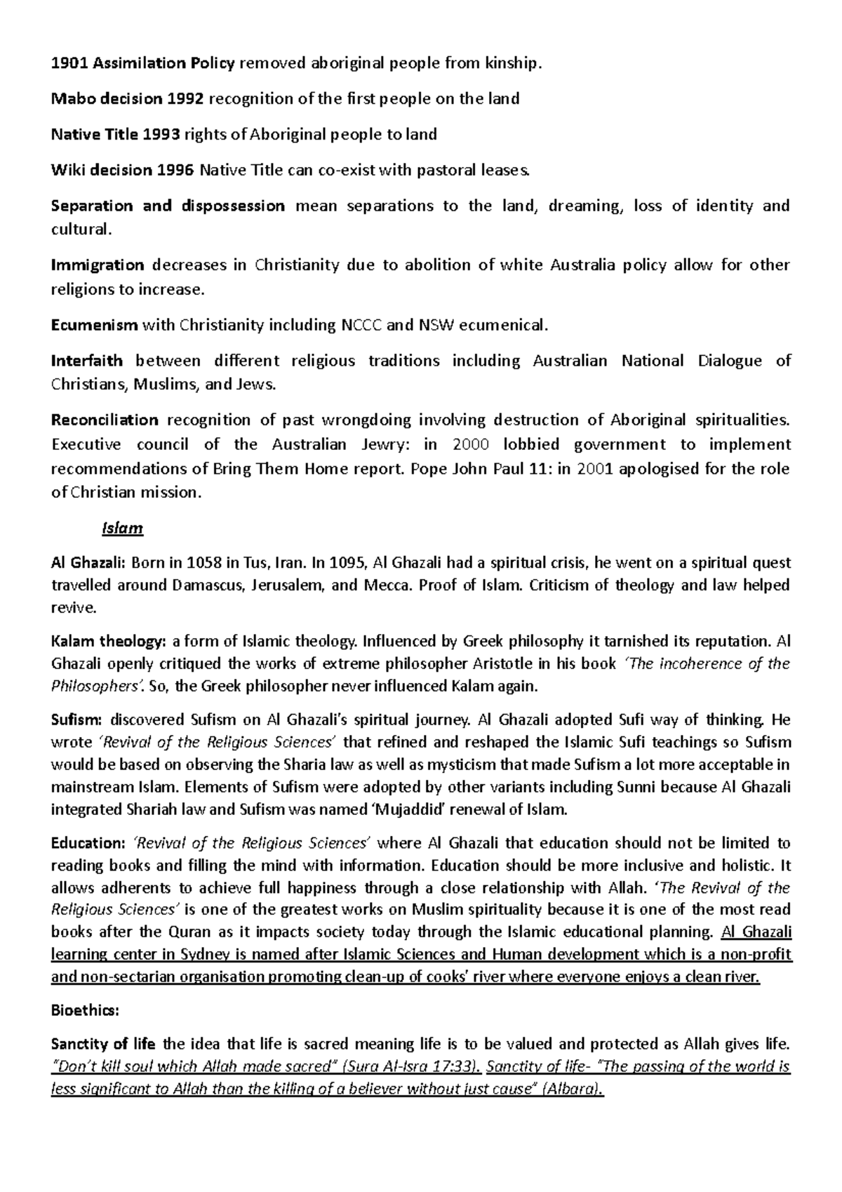 1901 Assimilation Policy removed aboriginal people from kinship - Mabo ...