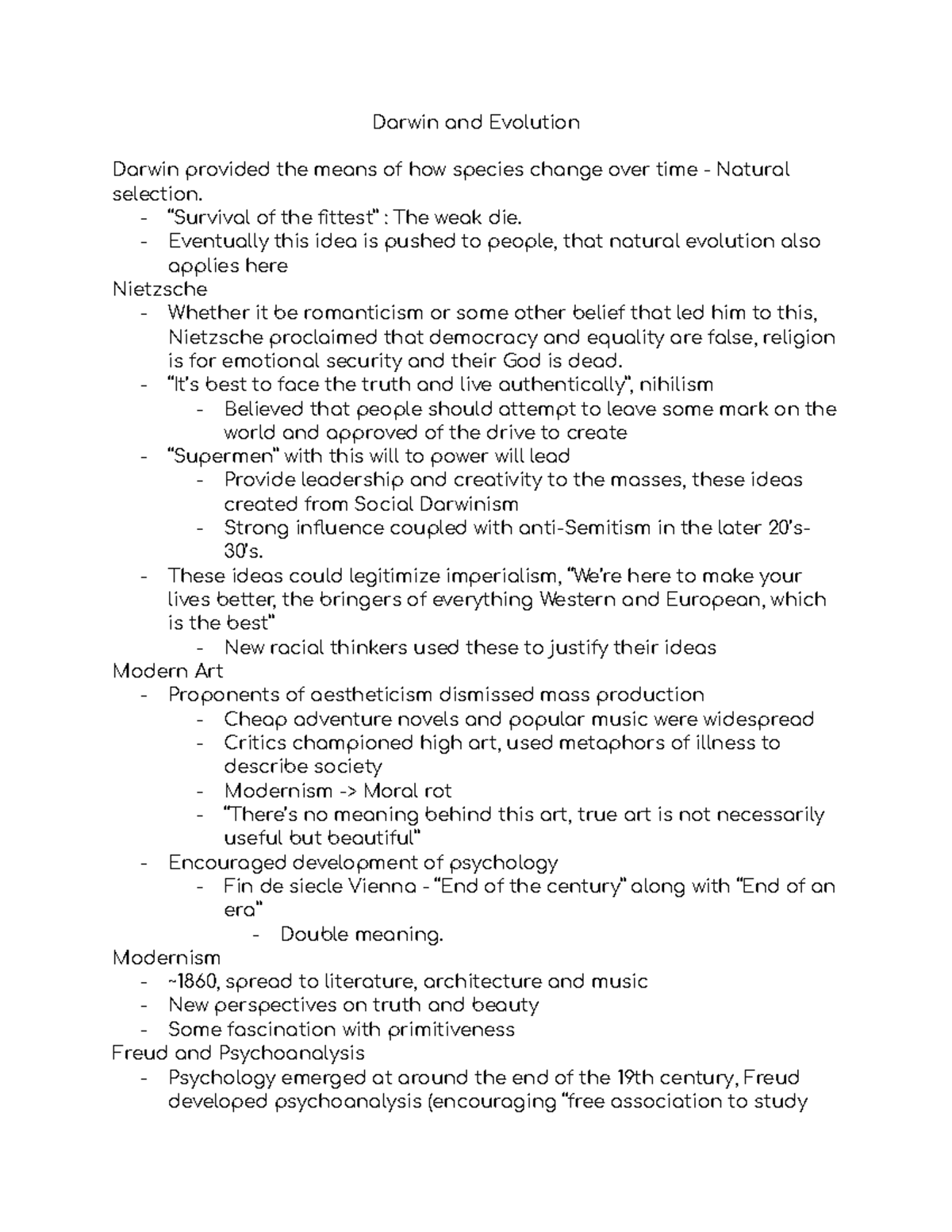 11 14 2018 - C. Pearcy - Darwin and Evolution Darwin provided the means ...