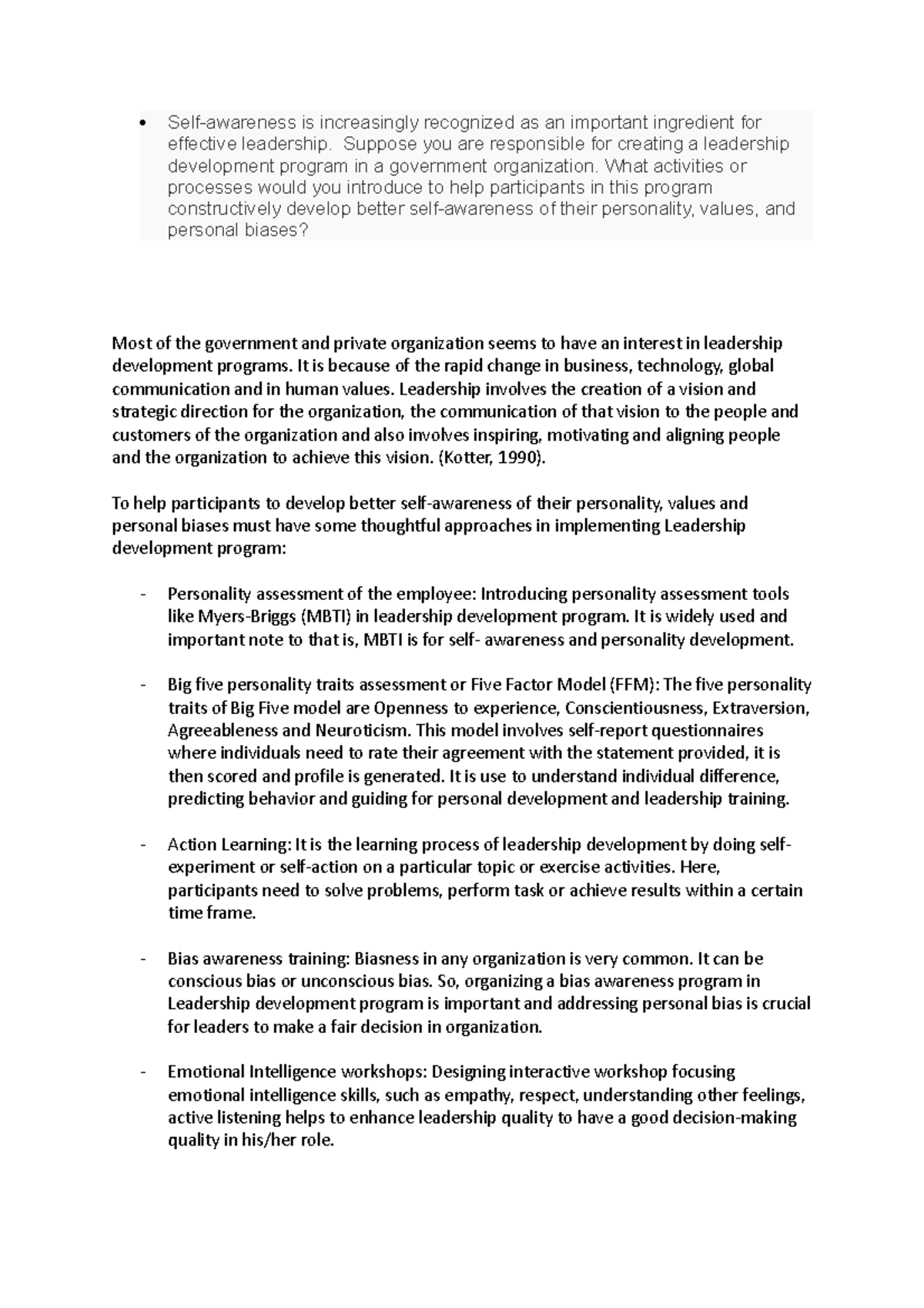 PLD week 3 HRMT - PDL week assignment HRMT - HRMT 622 - UCW - Studocu