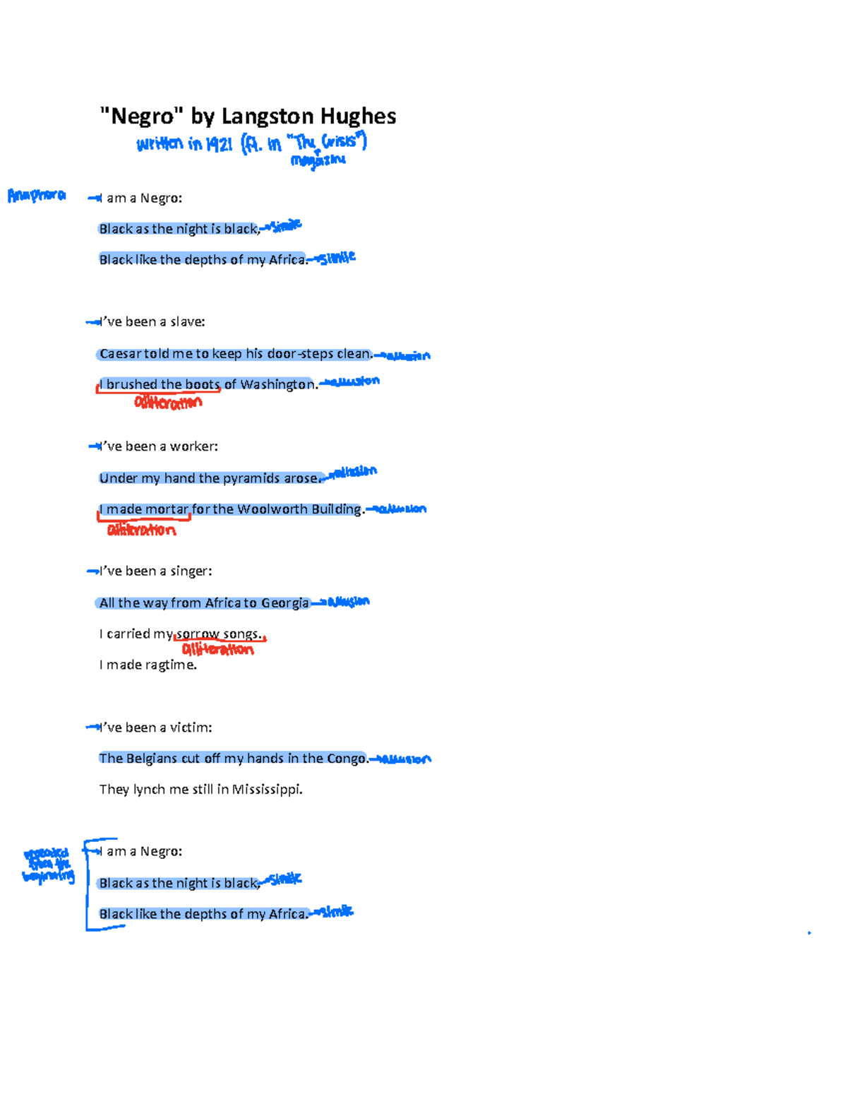 Quotthe Negro Speaks Of Riversquot Langston Hughes Poem Taught