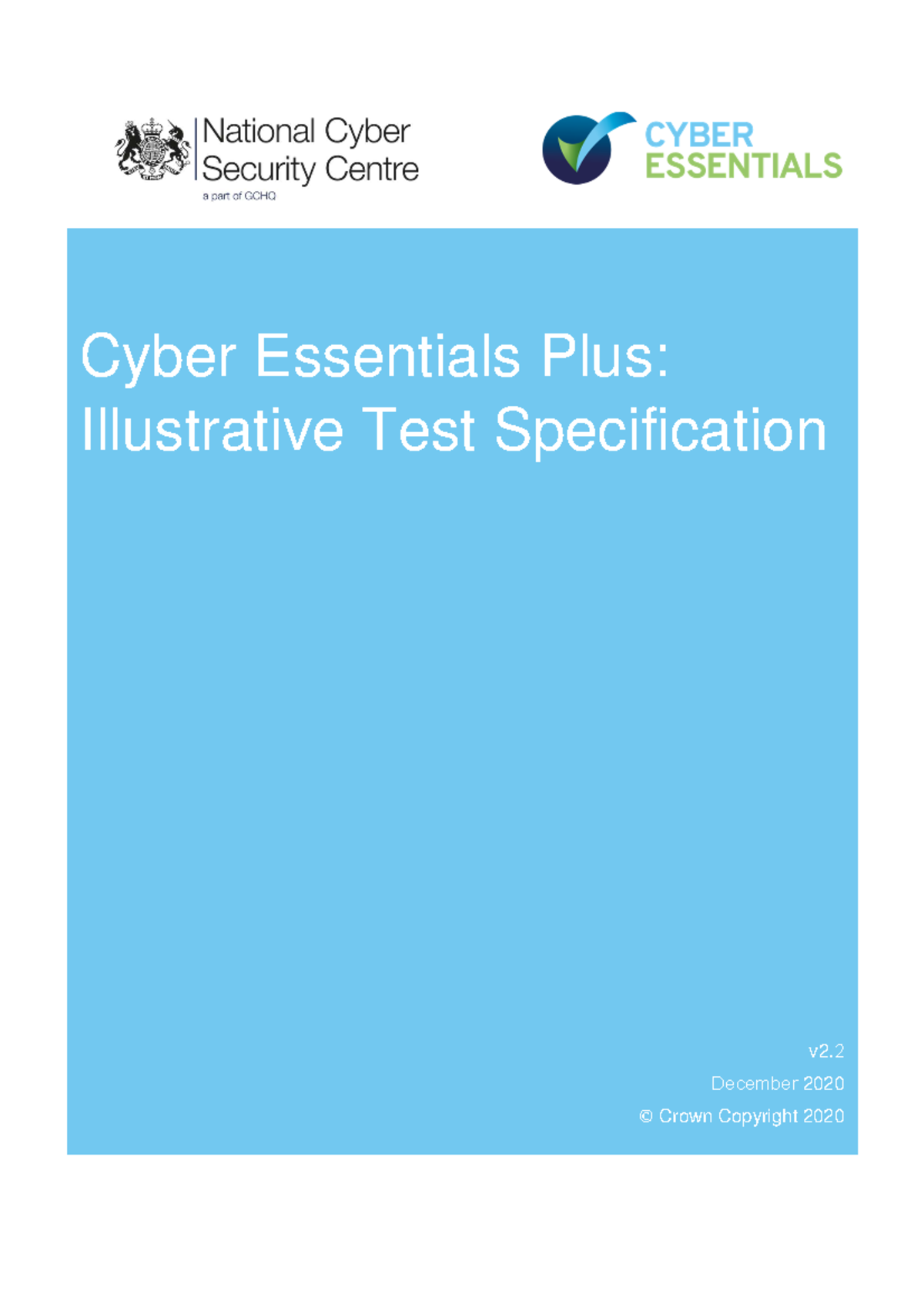 Cyber Essentials Plus Illustrative technical specification 2 2 - Cyber ...
