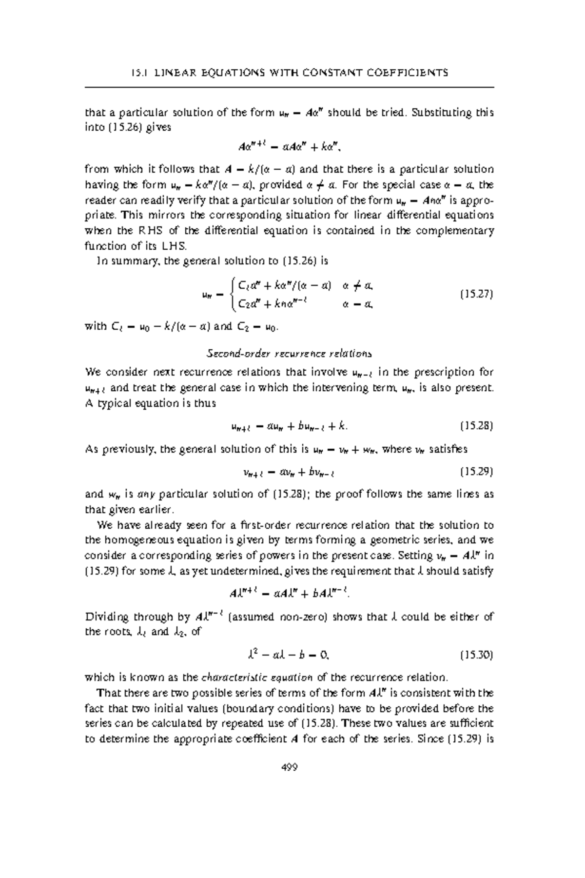 Physics Engineering (42) - 15 LINEAR EQUATIONS WITH CONSTANT ...