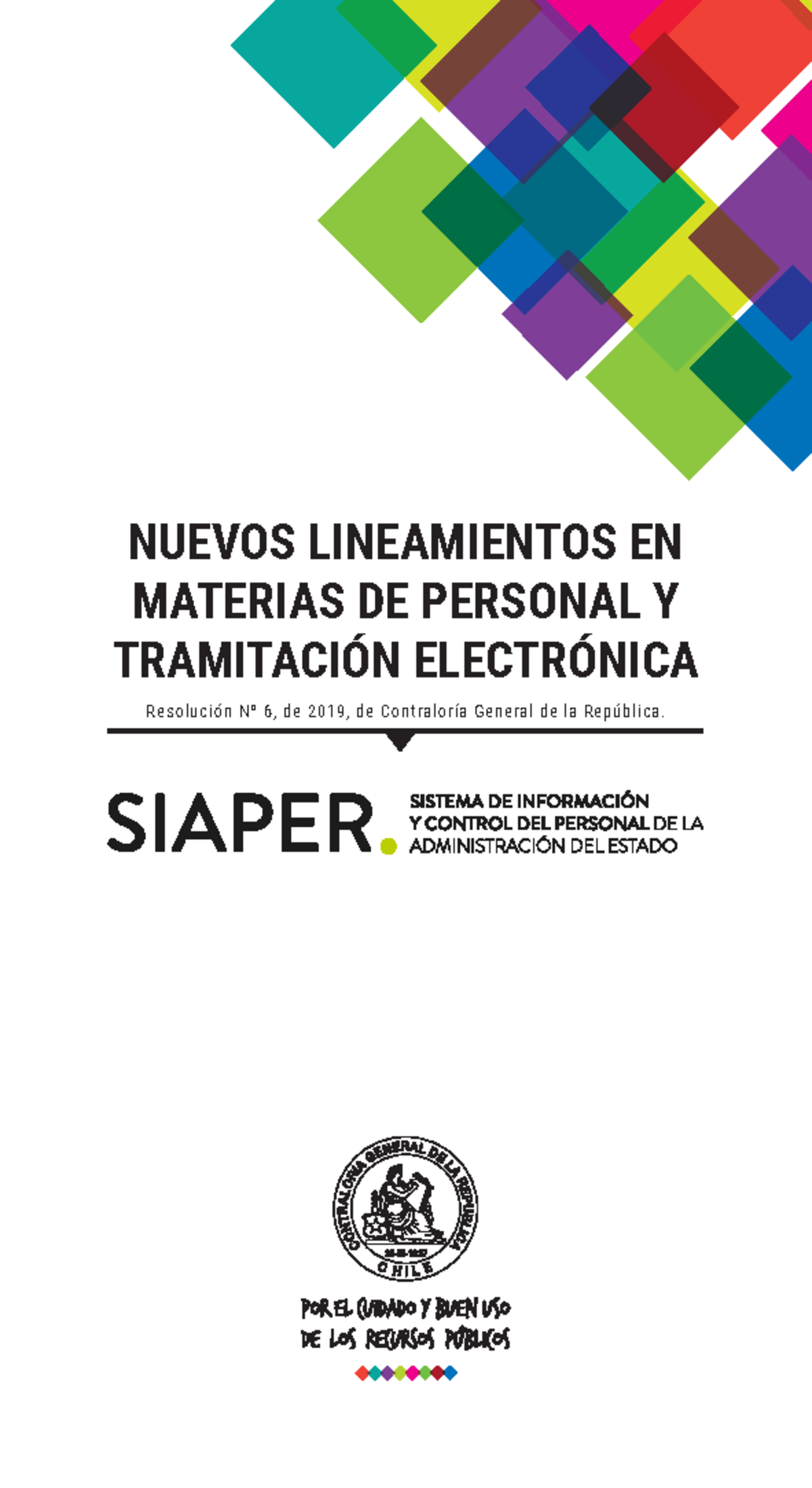 Diptico Siaper Abril 2019 - NUEVOS LINEAMIENTOS EN MATERIAS DE PERSONAL ...