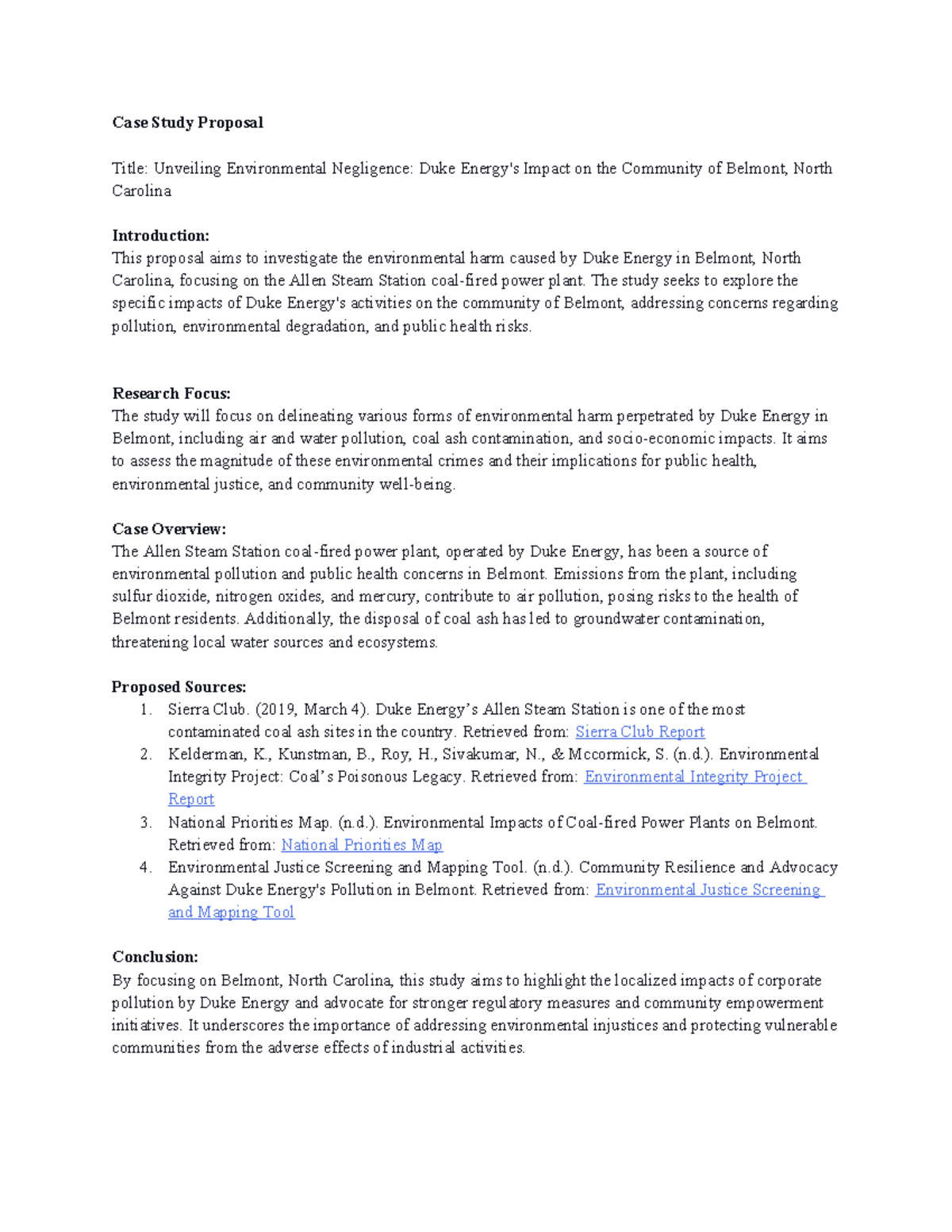Case Study Proposal - SOC 426 - Case Study Proposal Title: Unveiling ...
