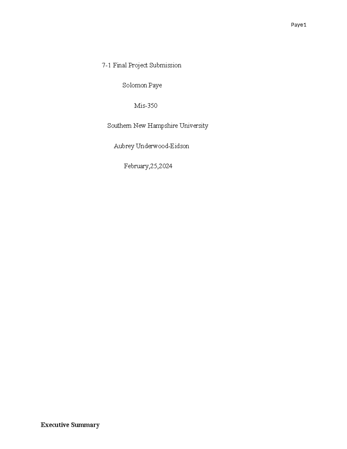 7-1 Final Project Submission - 7-1 Final Project Submission Solomon ...