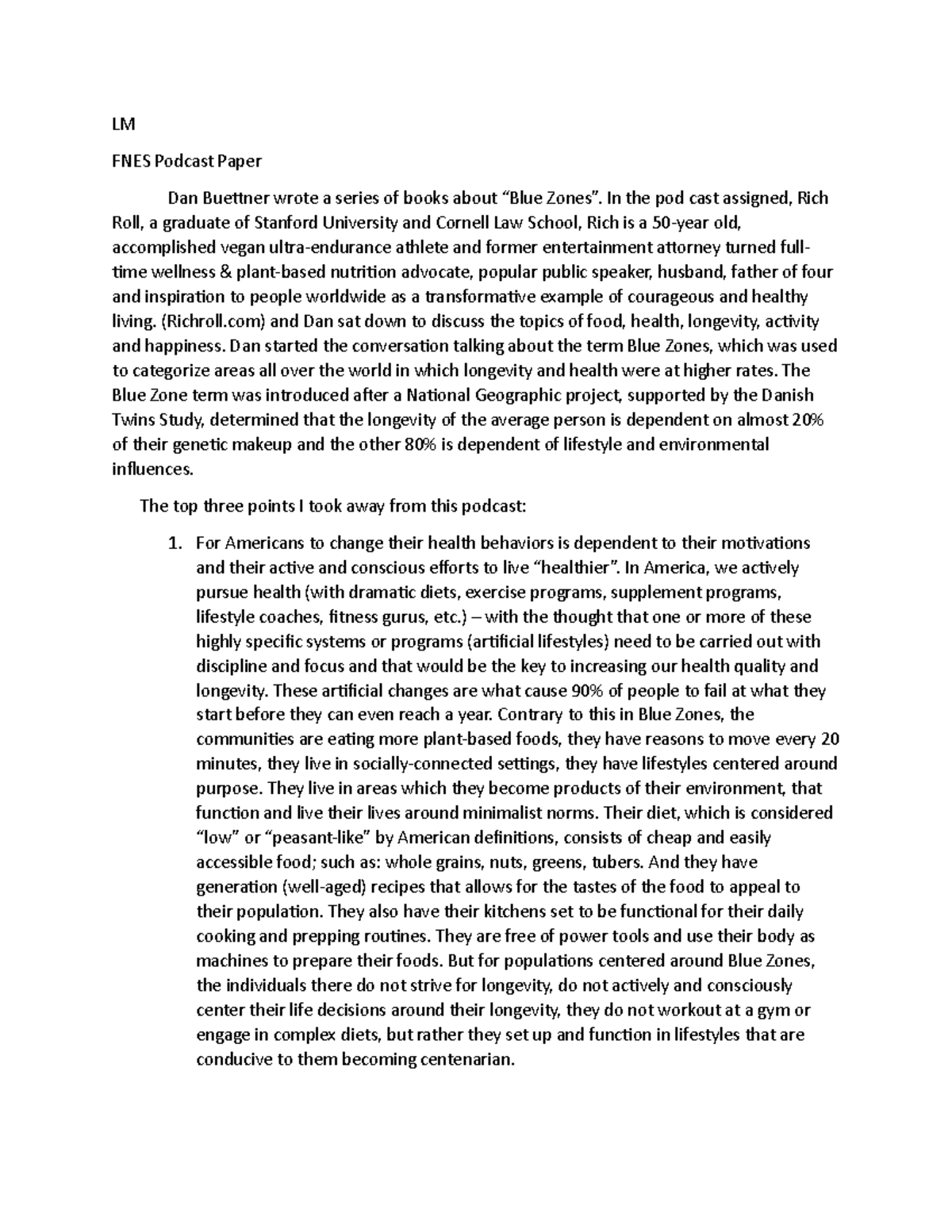 FNES Podcast Paper (1) Copy - LM FNES Podcast Paper Dan Buettner wrote ...