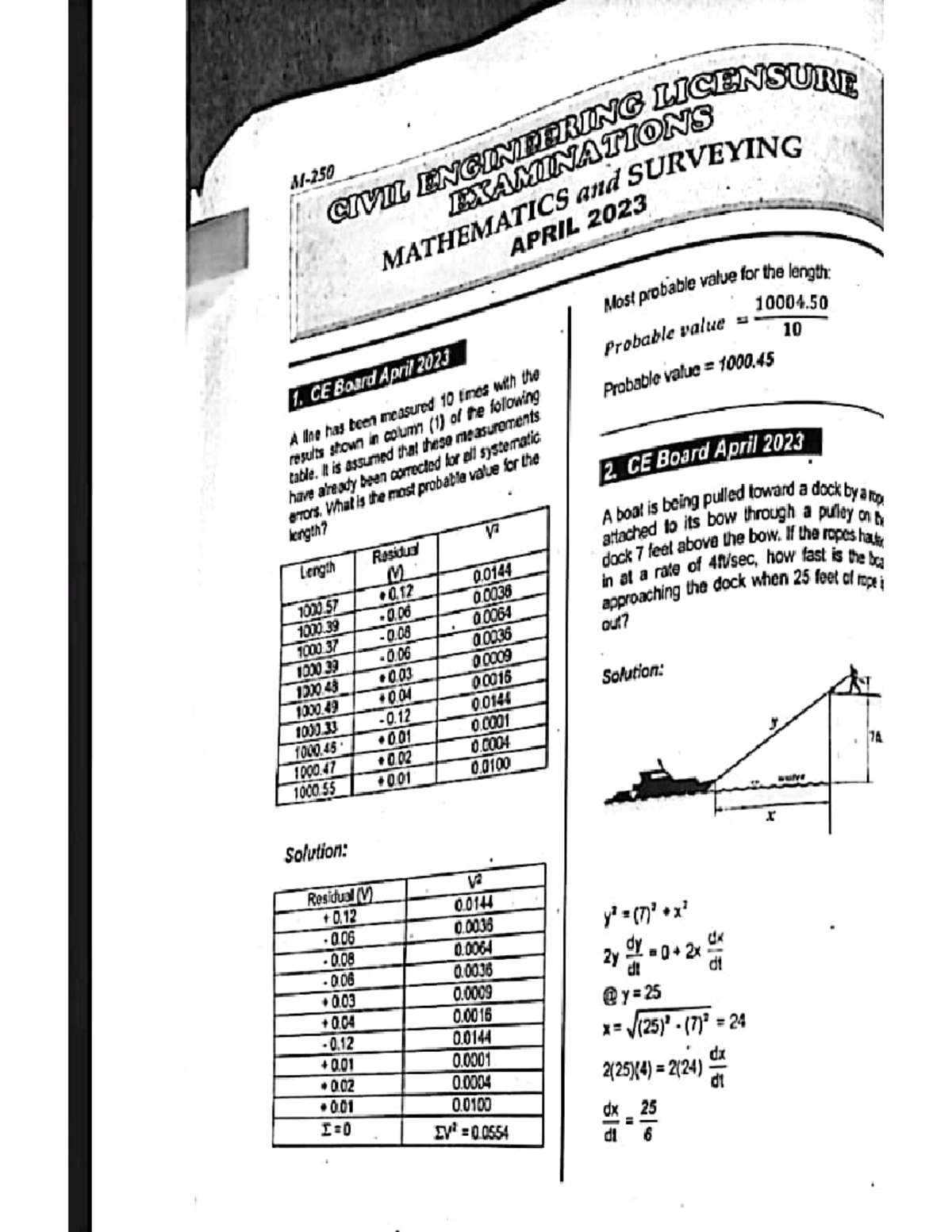 Ilide - MSTE review - CIVIL ENGINTERING STAMINATIONS LICENSURE ...