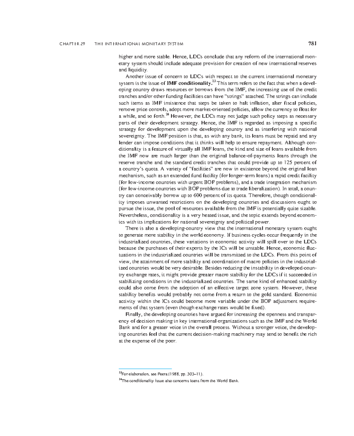 International Economics 269 Chapter 29 The International Monetary
