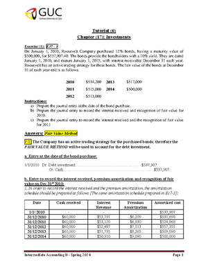 6 - INVENTORY VALUATION - Tutorial ( 6 ) Chapter ( 9 ): Inventories ...