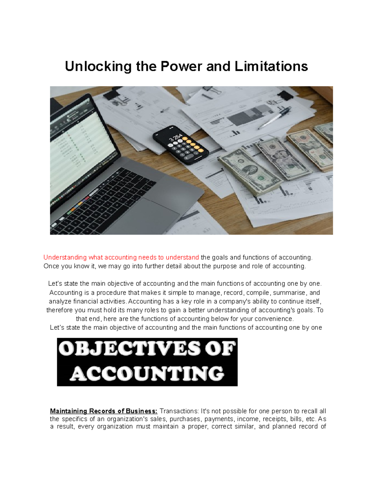Unlocking the Power and Limitations - Unlocking the Power and ...
