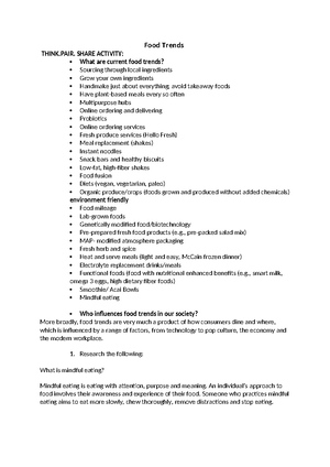 2020foodstudies-exam-report - 2020 VCE Food Studies examination report ...