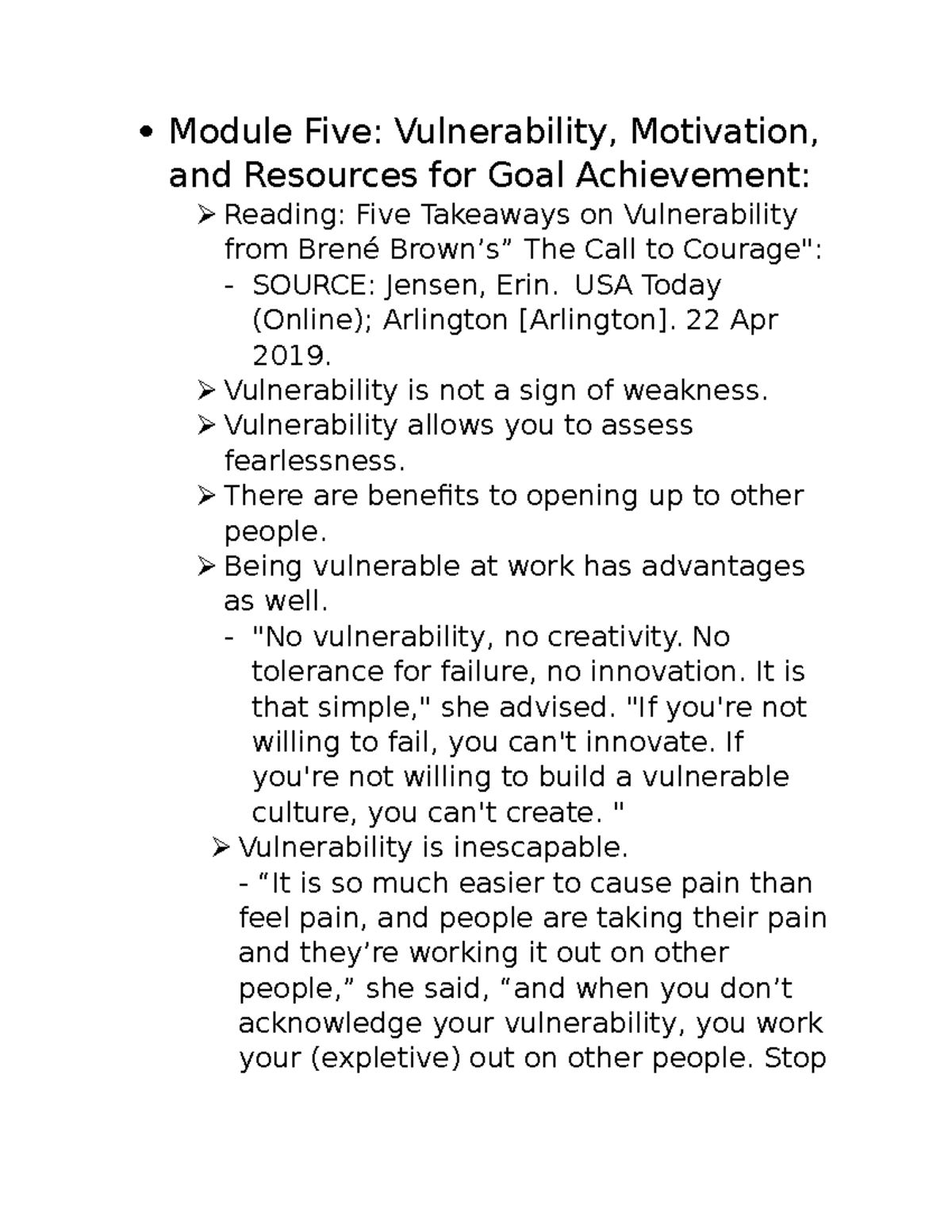 Module Five Success Strat Online - Module Five: Vulnerability ...