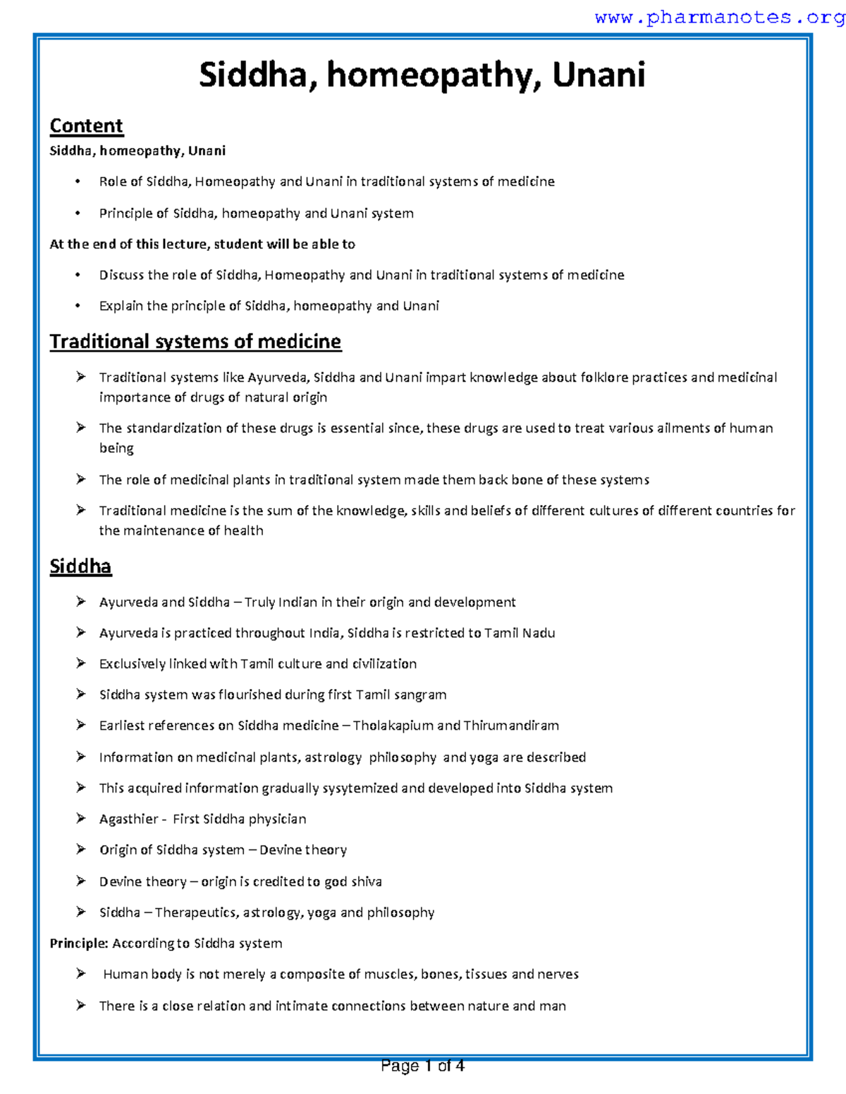 Siddha,homeopathy, unani - Siddha, homeopathy, Unani Content Siddha ...