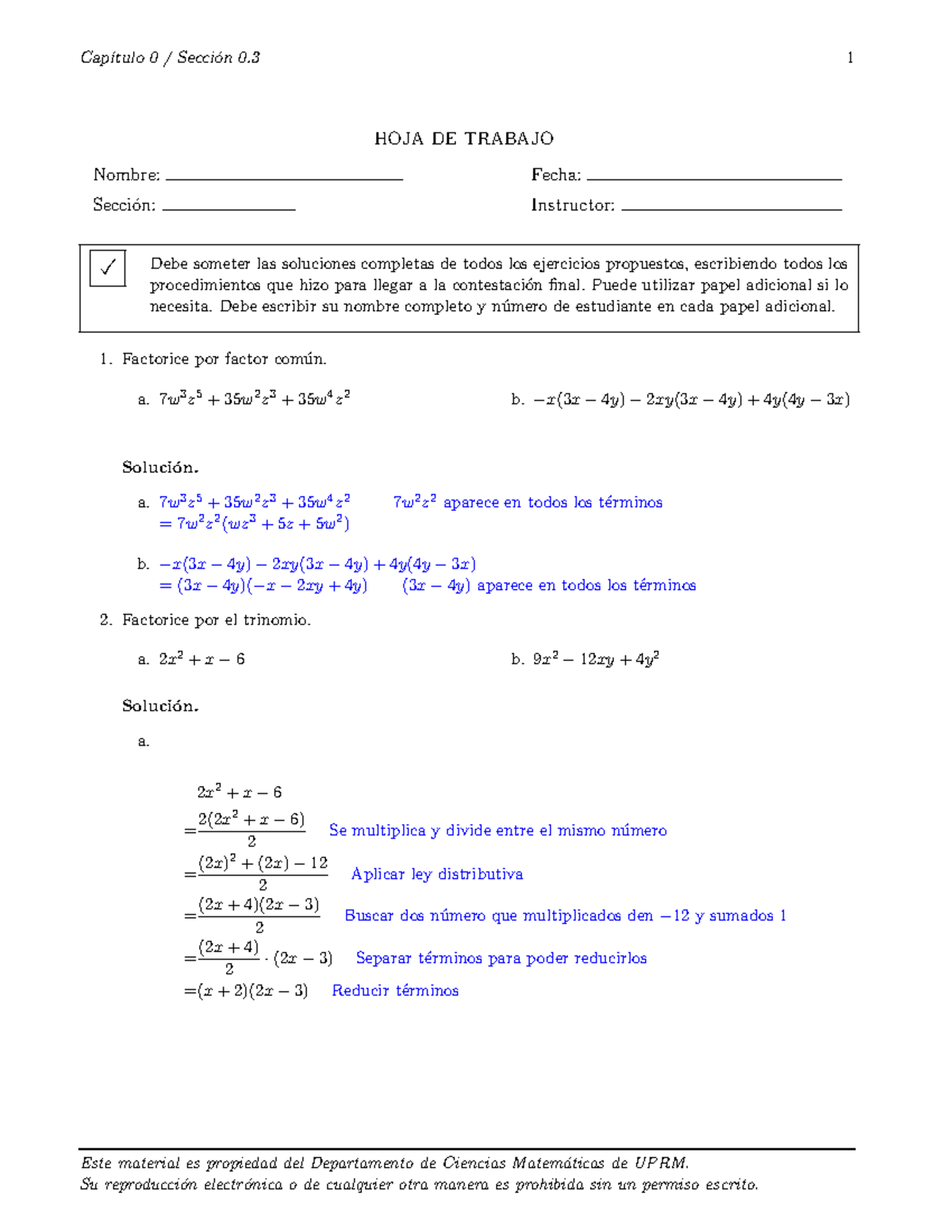HT0-3 Solución - Talleres - Cap ́ıtulo 0 / Secci ́on 0 1 HOJA DE ...