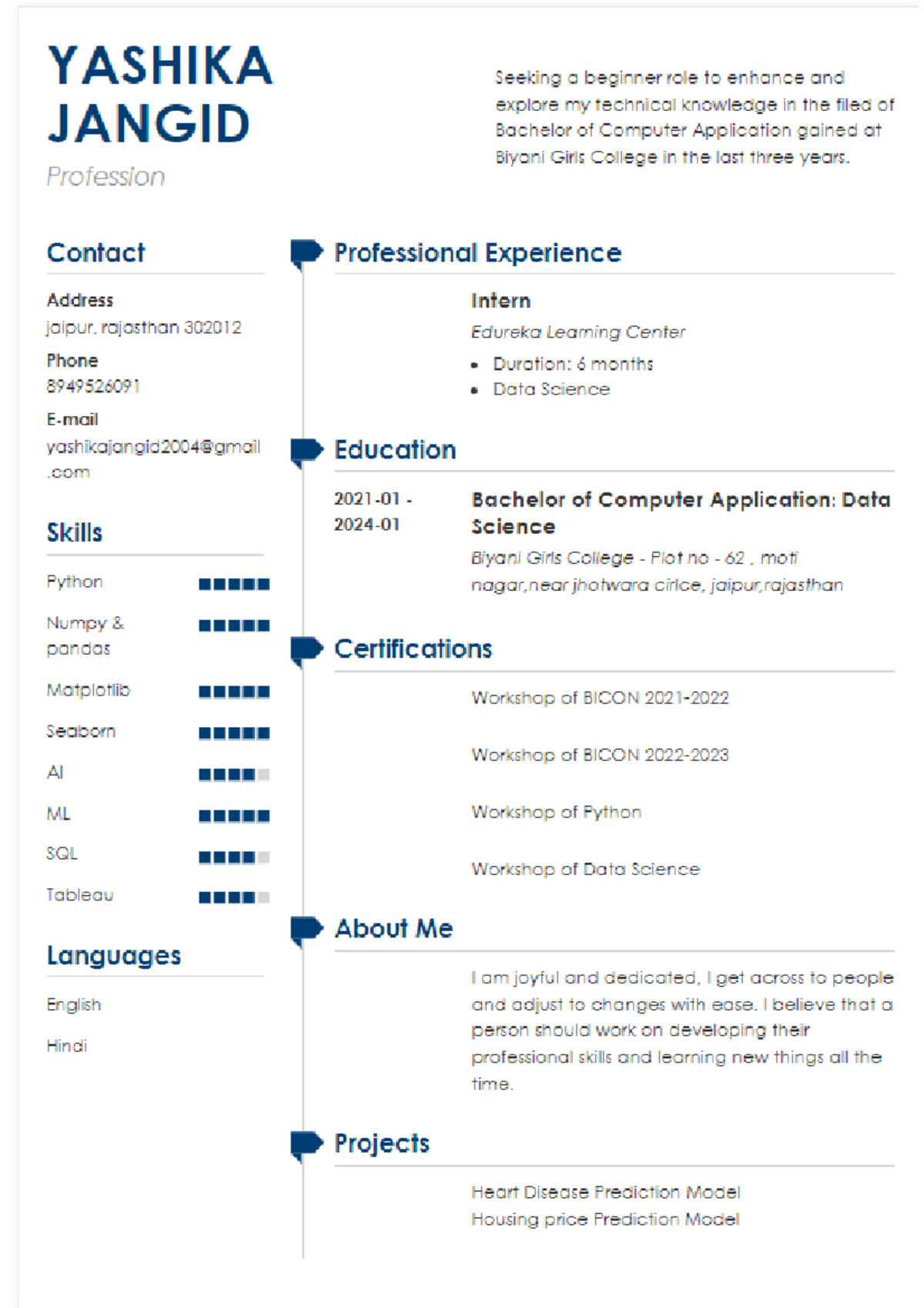 Yashika - BCA - Studocu