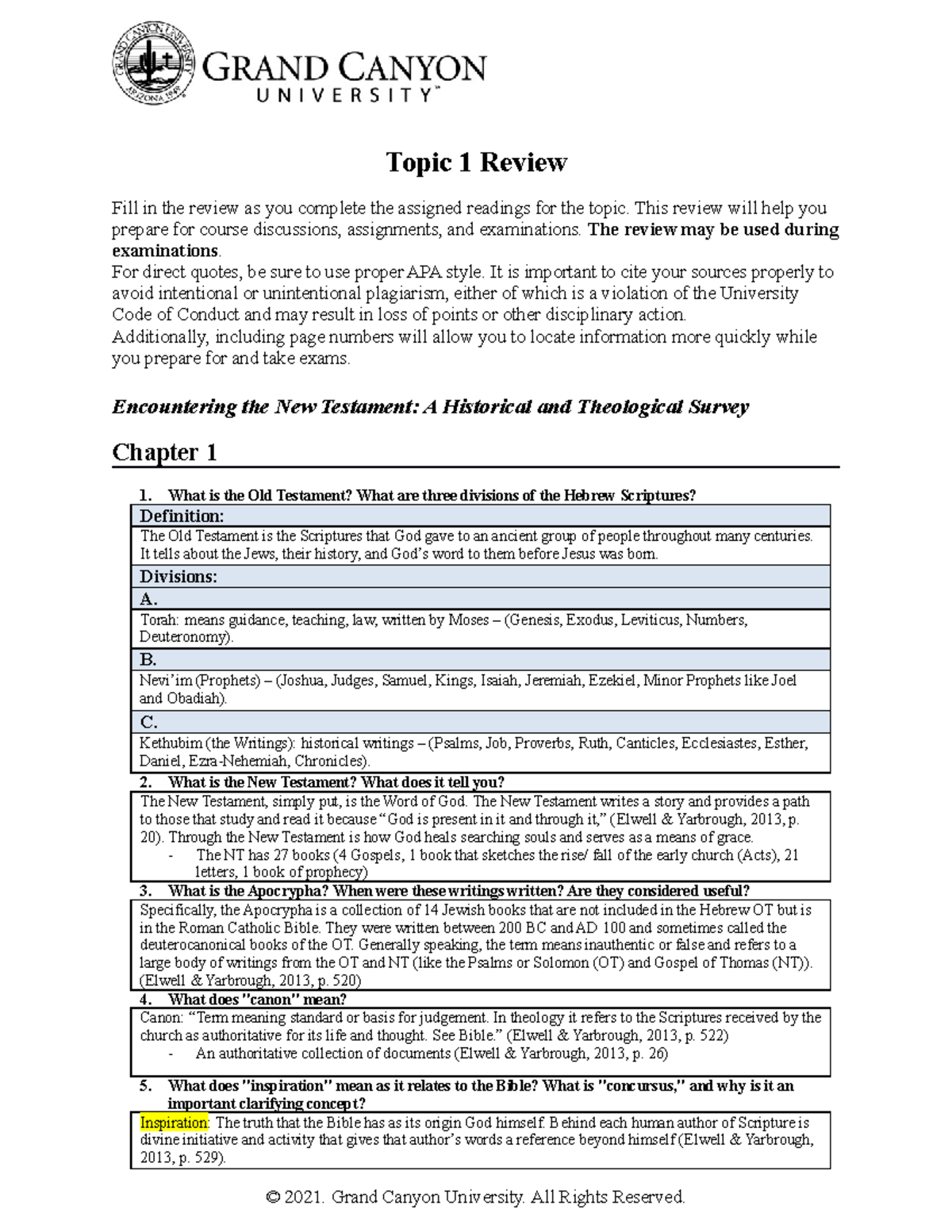 Topic 1 Review (Chap 1, 10, 11, 12) - Topic 1 Review Fill in the review ...