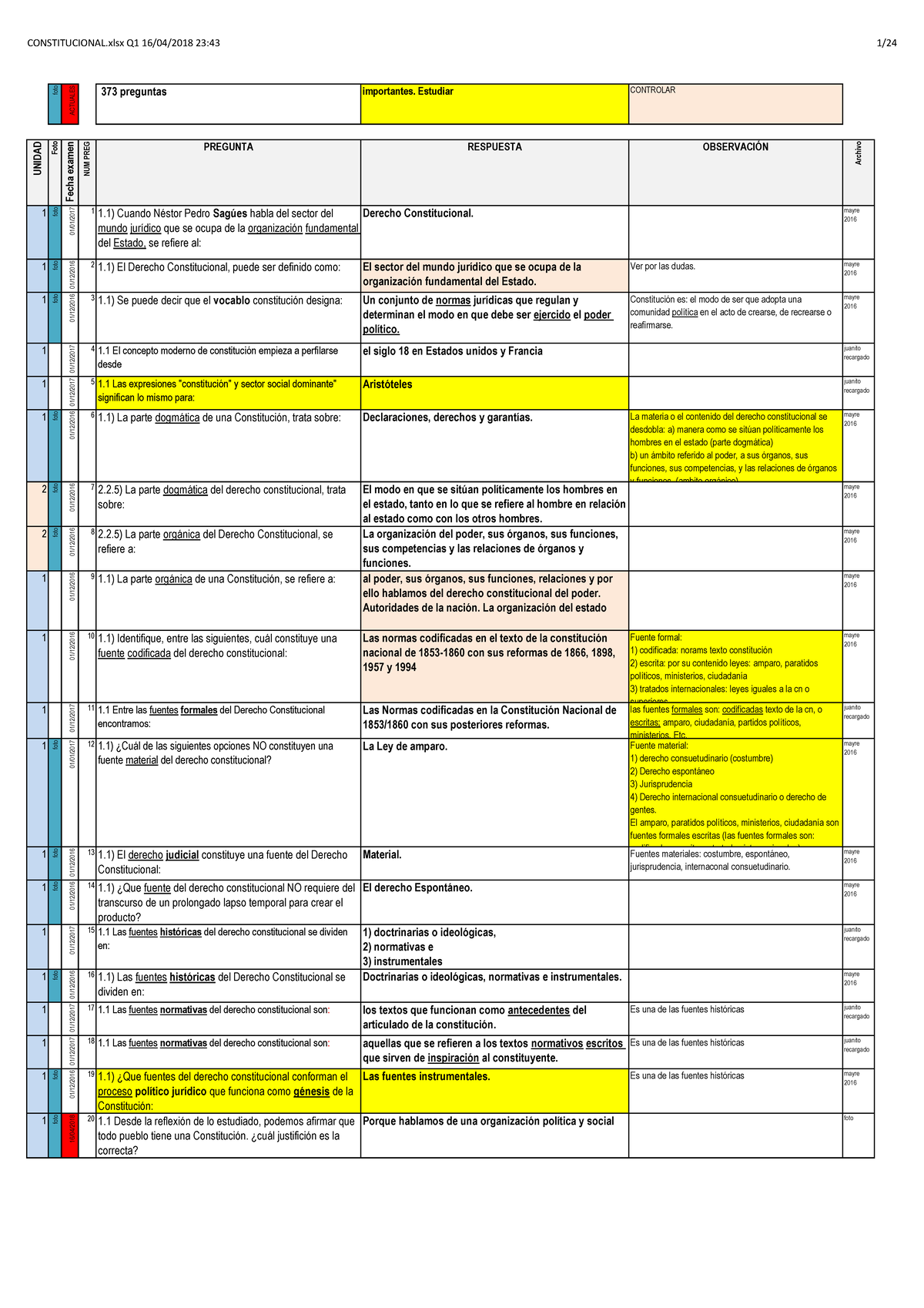 parcial derecho constitucinal - Warning: TT: undefined function: 32 foto ACTUALES 373 preguntas ...