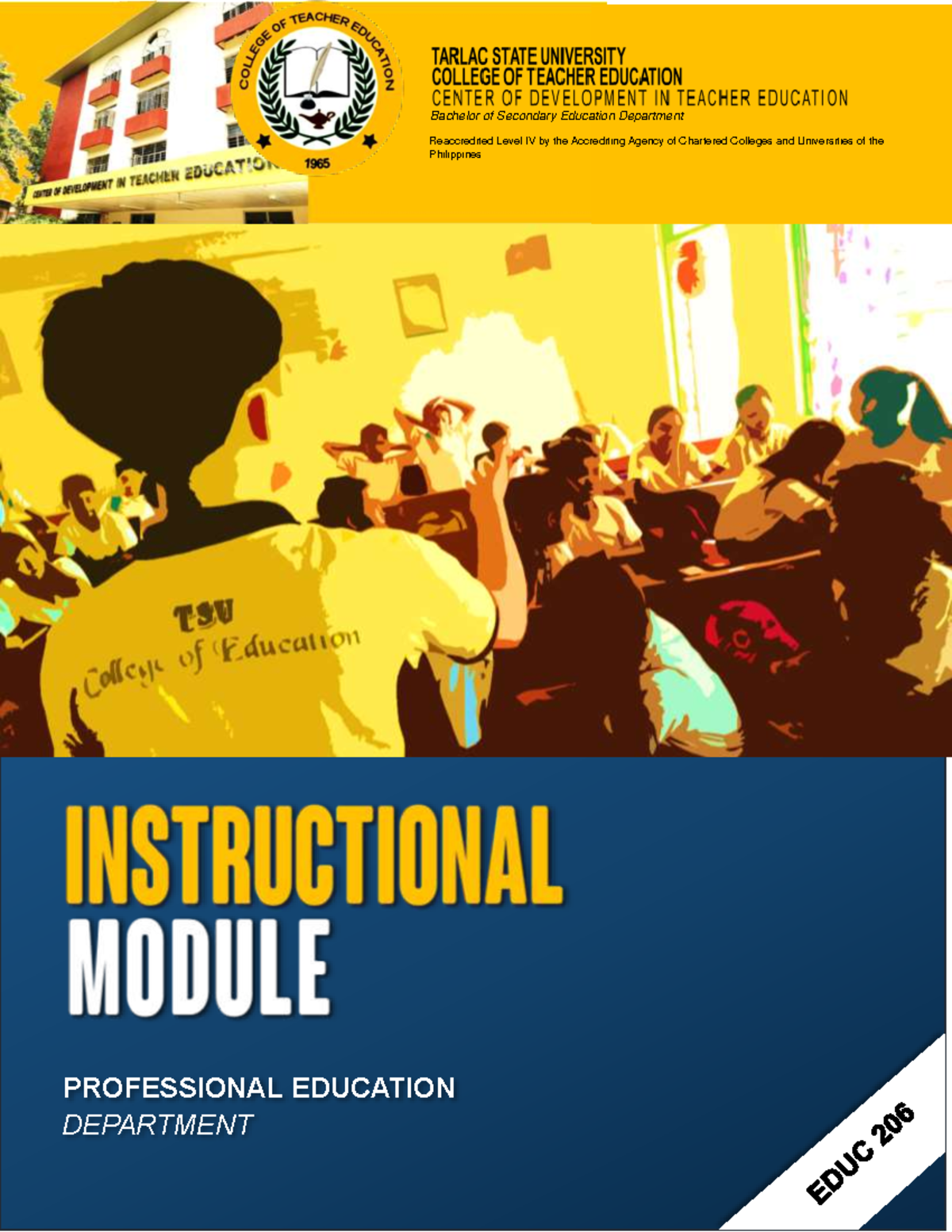 EDUC 206 Module 8 - enjoy - Reaccredited Level IV by the Accrediting ...