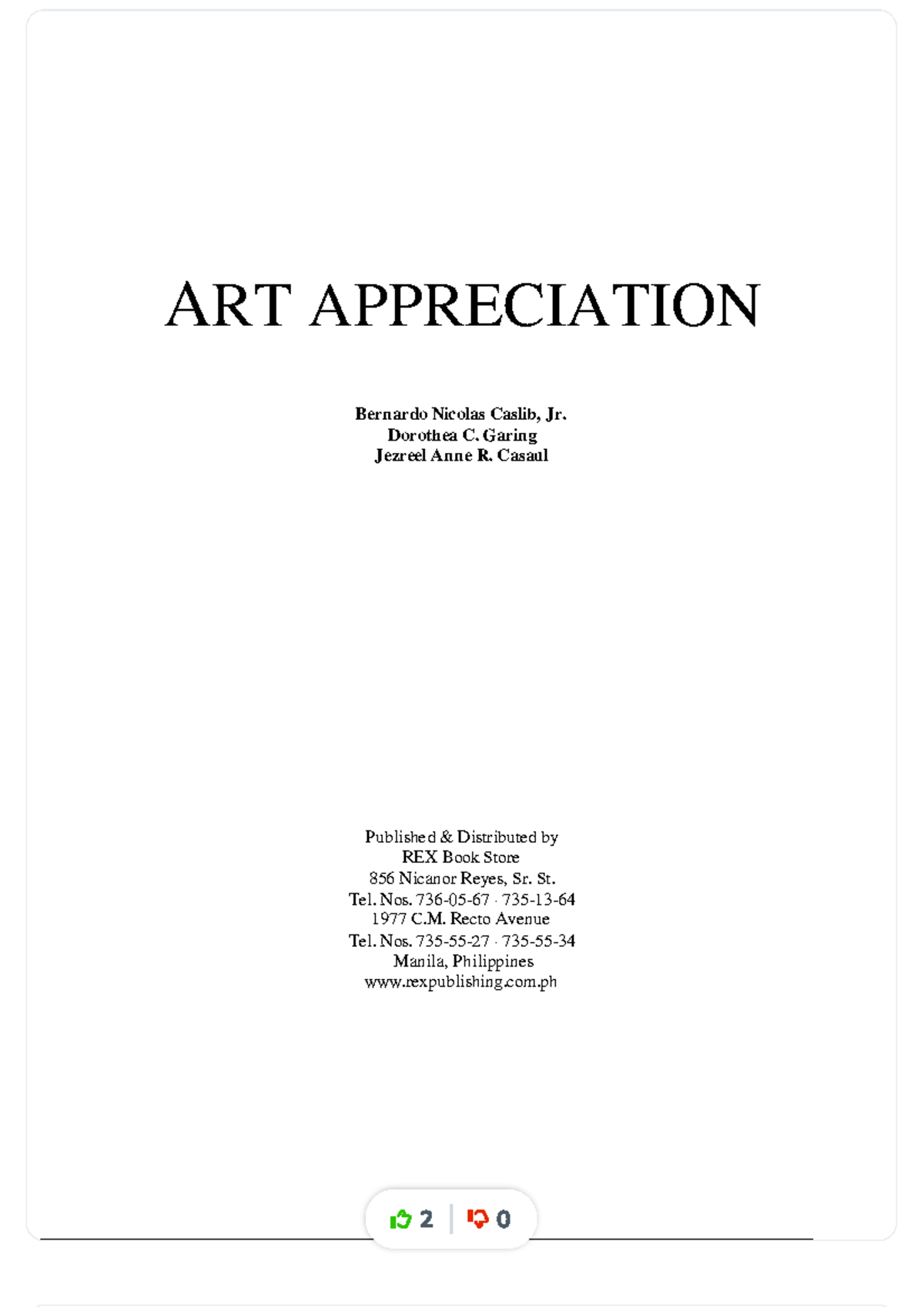 Dlstudocu - Arts Appreciation Lecture Notes - ART APPRECIATION Bernardo ...