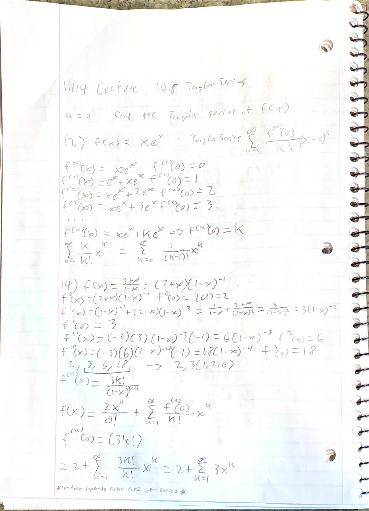 1023 notes Taylor series 2 - MA 1023 - Studocu