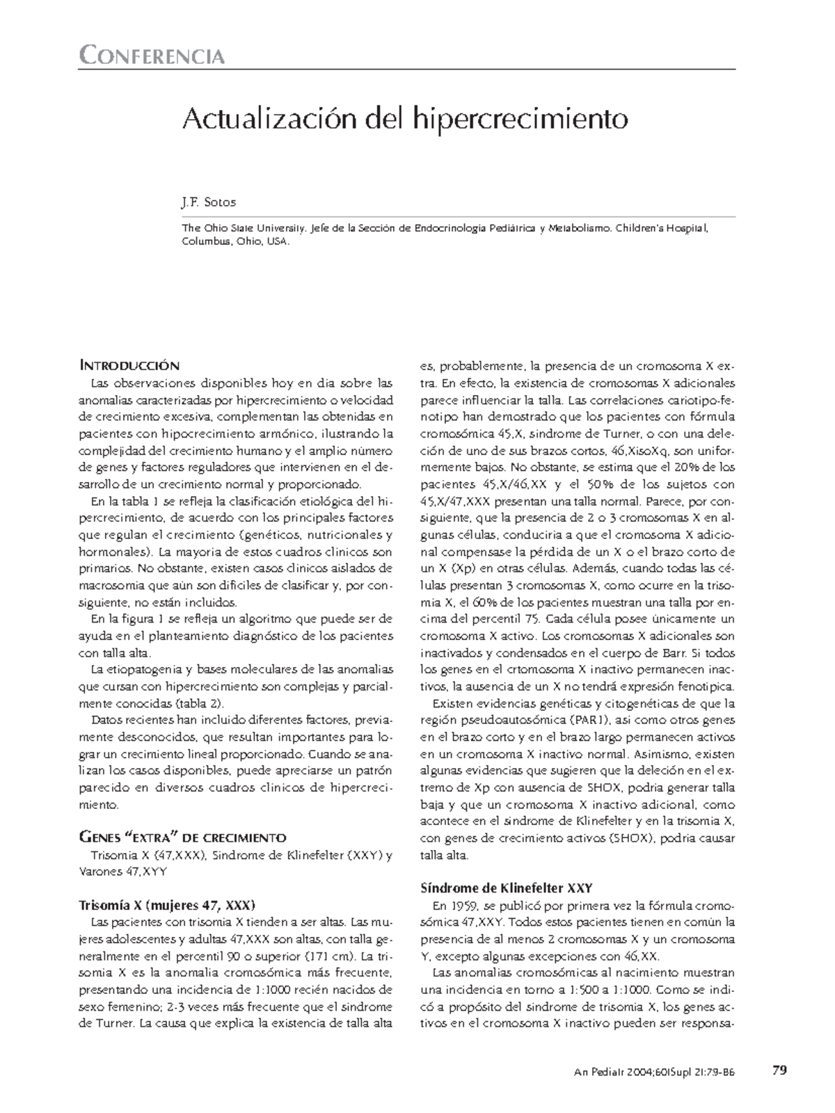 Hipercrecimientos CHC - CONFERENCIA Actualización del hipercrecimiento ...
