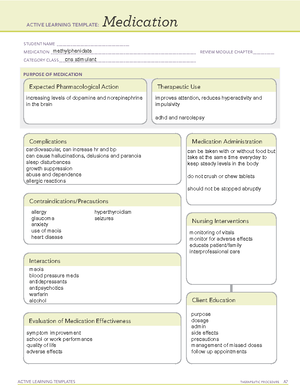 Ambien MED TEMP - medication template - ACTIVE LEARNING TEMPLATES ...
