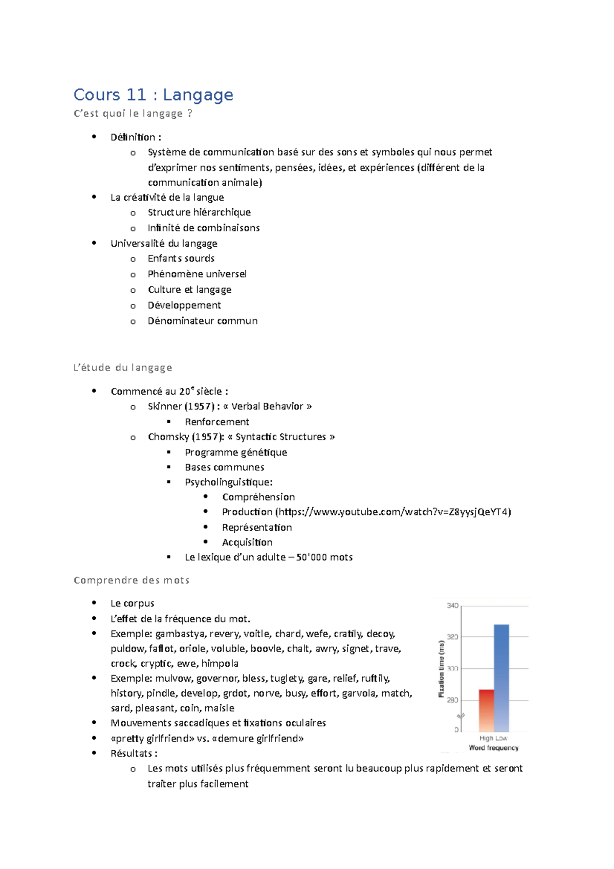 Cours 11 - Cours 11 : Langage C ’est quoi le langage? Définition : o ...