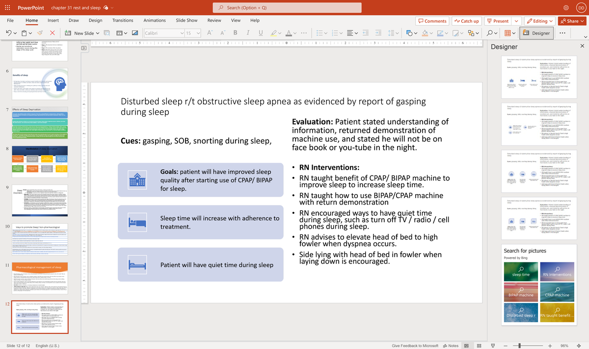 Chapter 31 rest and sleep final version PDF - PowerPoint chapter 31 rest and sleep Search - Studocu