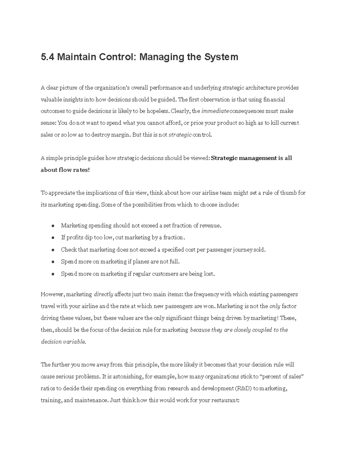 5.3 Take Control Looking for Fixes-2 - 5 Maintain Control: Managing the ...